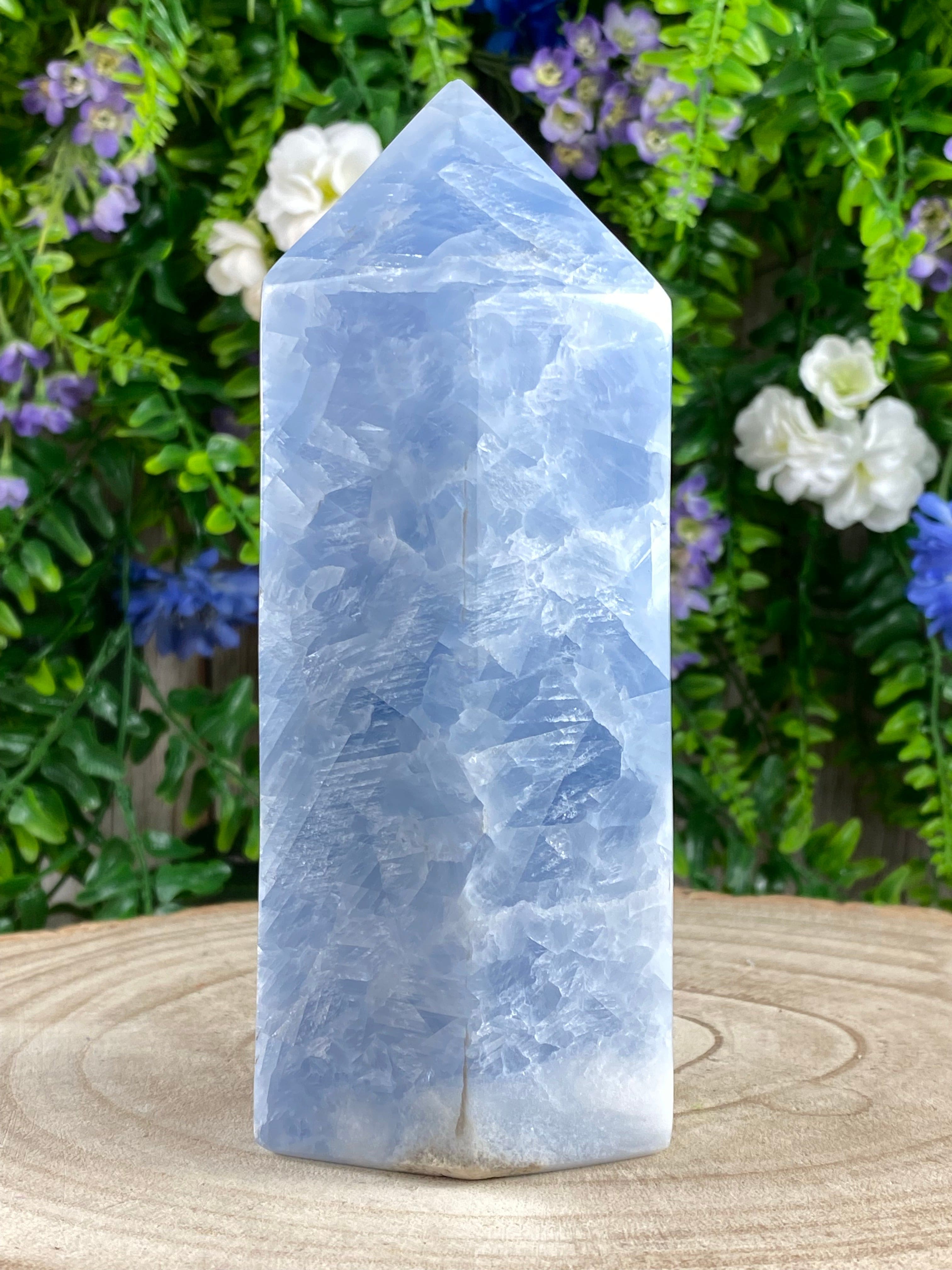 Blue Calcite Tower – Elements of Avebury